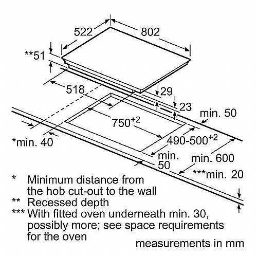 כיריים אינדוקציה 80 ס''מ CONSTRUCTA קונסטרוקטה CA438333 מתצוגה | אינסייל