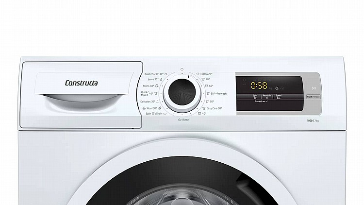 מכונת כביסה 7 ק''ג Constructa קונסטרוקטה CWF10N06IL מתצוגה | אינסייל
