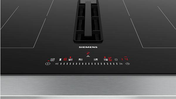 כיריים אינדוקציה 80 ס''מ משולב קולט אדים מבית SIEMENS סימנס דגם ...