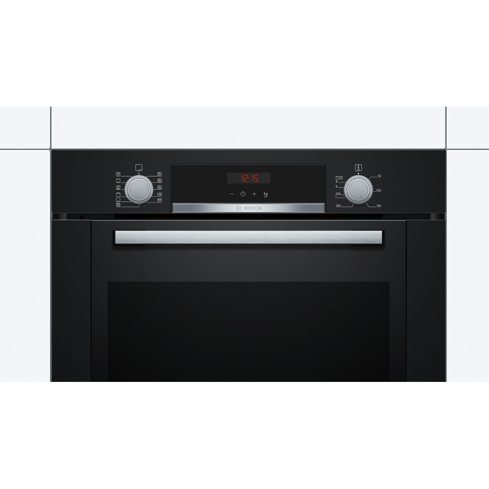 תנור אפייה בנוי פירוליטי בוש שחור BOSCH HBA374EB0 מתצוגה | אינסייל